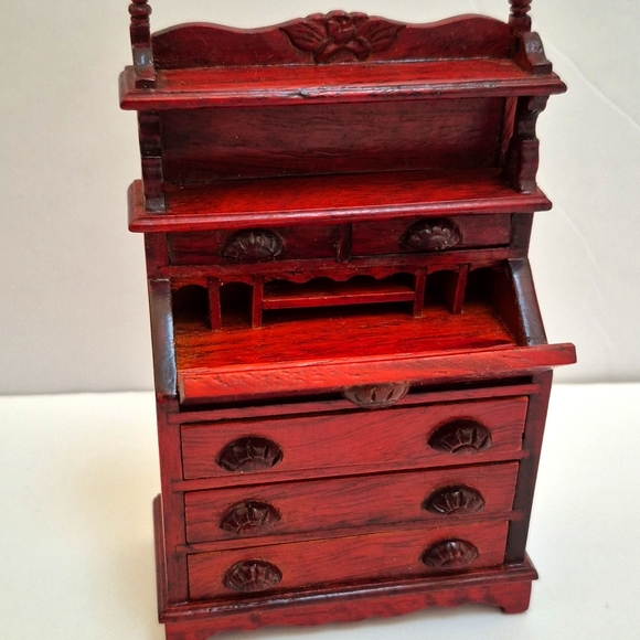 Pit Ginsberg | Toys | Vintage Pit Ginsberg Wood Miniature Dollhouse ...